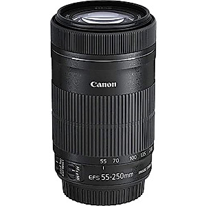 Canon EF-S 55-250mm f/4-5.6 IS STM Telephoto Zoom Lens (Import Model)