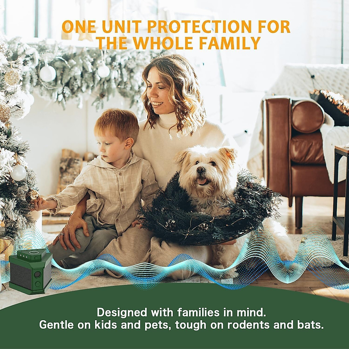 Rodent Repellent Ultrasonic Plug-in Mouse Deterrent Rat Repellent for House Squirrel Repller Bat Removal Attic Garage RV Barn