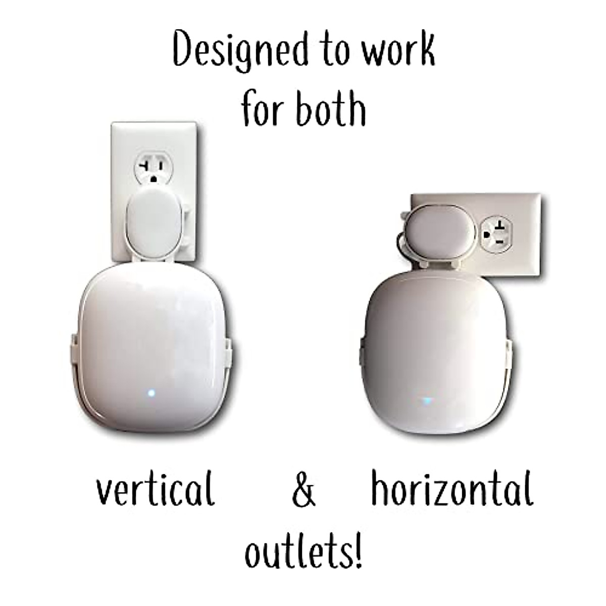 The Nest WiFi Pro Genie Wall Mount Outlet Holder Stand (3-Pack) | Lowest Profile | Open Access | No Messy Screws or Tape | Reinforced Support | Horizontal and Vertical Outlets