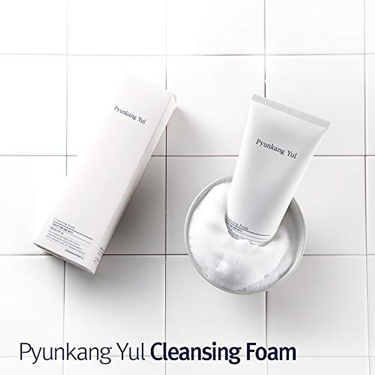 PYUNKANG YUL Cleansing Foam - Korean Facial Wash for All Skin Types - Zero-irritation Face Washer extracted from Coconut - Moisturized Skin & Creating Moisture Barrier after Cleansing - 5.1 Fl. Oz