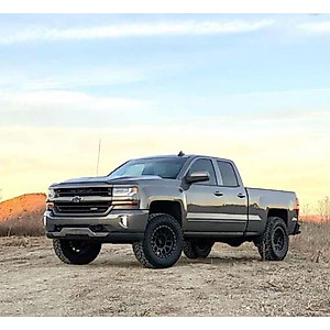 MotoFab Lifts CH-3F-2R 3 in Front and 2 in Rear Leveling lift kit that is compatible with 2007-2018 Chevy Silverado Sierra GMC