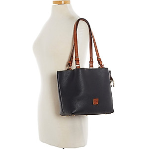 Dooney & Bourke Handbag, Pebble Grain Small Flynn Shoulder Bag - Black