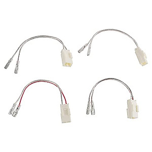 NuIth 72-6514 Car Speaker Wiring Harness Connector Adapter for Dodge Ram 2000-2020, Chrysler 2004-2017 Aftermarket Front Rear Door Speaker Harness Cable Plug 4 PCS