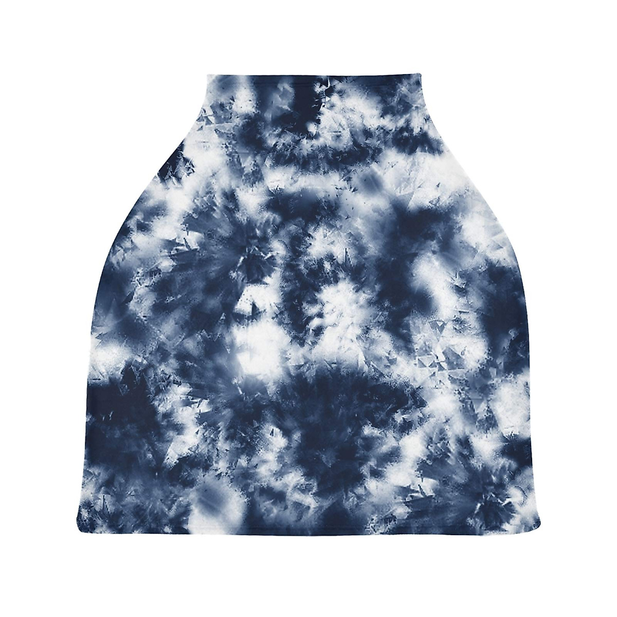 Nursing Cover Breastfeeding Scarf Indian Boho Navy Tie Dye - Baby Car Seat Covers, Stroller Cover, Carseat Canopy (1na8b)