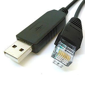 Washinglee RJ45 Control Cable for Skywatcher and Orion Mount, for Heq5 pro, Azeq5, Azeq6, Eq6-R, Eq6-R Pro and Orion Sirius Mount, Eqmod USB Console Cable for Skywatcher GOTO Mount (6 FT / 1.8M)