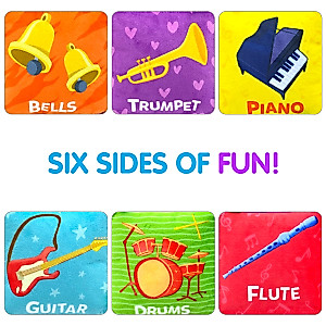 Move2Play Turn2Learn, Instruments Learning Cube, Gift for Babies 6-18 Months Old