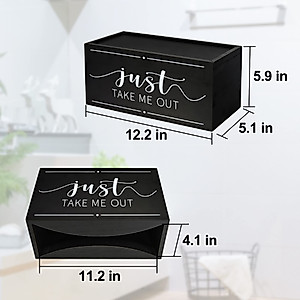 Solid Wood Paper Towel Dispenser Wall Mounted,Folded Paper Towel Holder with Lid Countertop,Commercial C-Fold, Z-Fold, Trifold Hand Folded Paper Towel Holder Dispenser for Bathroom,Kitchen,Office