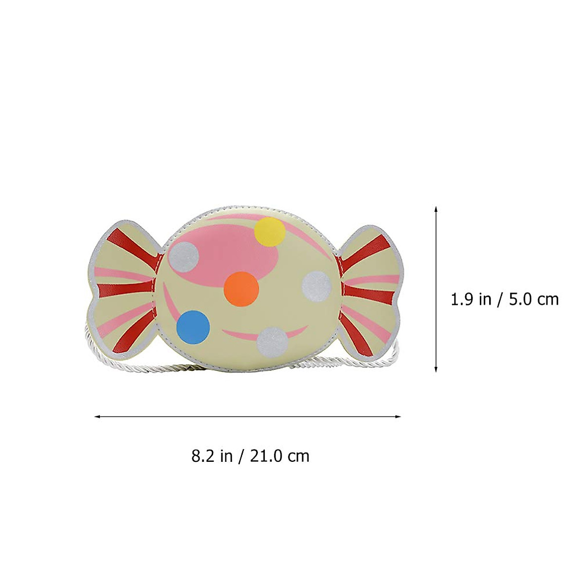 Candy Shaped Bag Cross Body Bag Mini Change Purse Storage Pouch