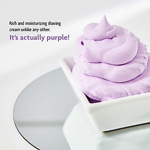 Pacific Shaving Company PURPLE Shaving Cream - Shave with Purpose - Safe & Natural Ingredients, Cruelty Free, Made in the USA - Pack of 2 (7 oz each)