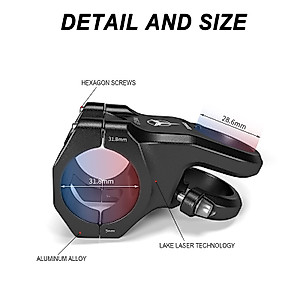 31.8 Bike Stem Mountain Bike Stem -8 Degree Short Handlebar Stem Drop for Road Bike, Mountain Bike, MTB, BMX