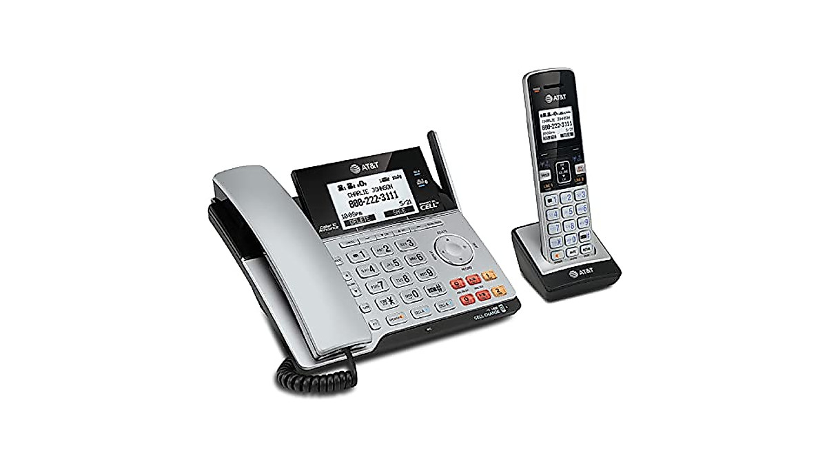 AT&T TL86103 2-Line Corded/Cordless Phone System for Small Business