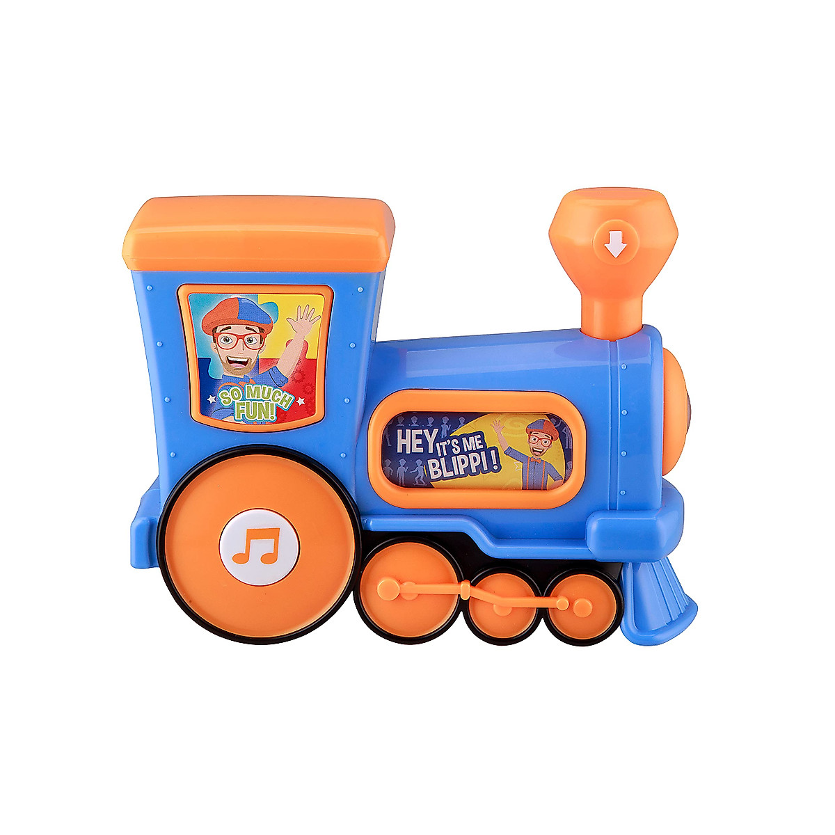 Blippi Toy Train for Kids with Built-in Music and Sound Effects, Musical Toy Designed for Fans of Blippi Toys and Blippi Gifts for Kids Aged 3 and Up