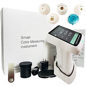 VTSYIQI Spectrophotometer Paint Spectrophotometer Handheld Spectrophotometer Colorimeters for Car Paint Printing Paint with Ultra-high Repeatability Accuracy 0.03 Storage 10000 Data APP Mass Stirage