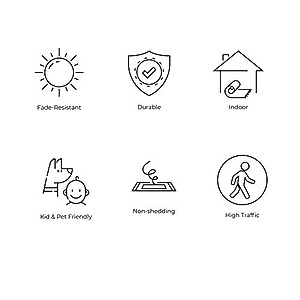 JONATHAN Y SOR201A-8 Slant Modern Abstract Indoor Area-Rug Contemporary Solid Striped Easy-Cleaning Bedroom Kitchen Living Room Non Shedding, 8 ft x 10 ft, Gray/Turquoise