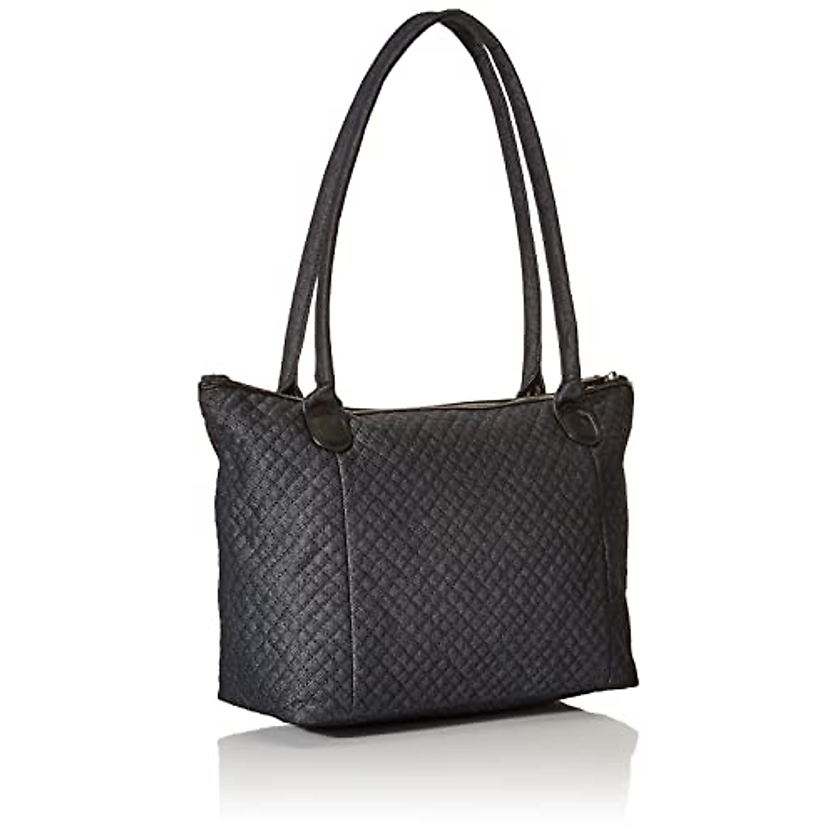 Vera Bradley Women's Denim Carson East West Tote Bag, Denim Navy, One Size