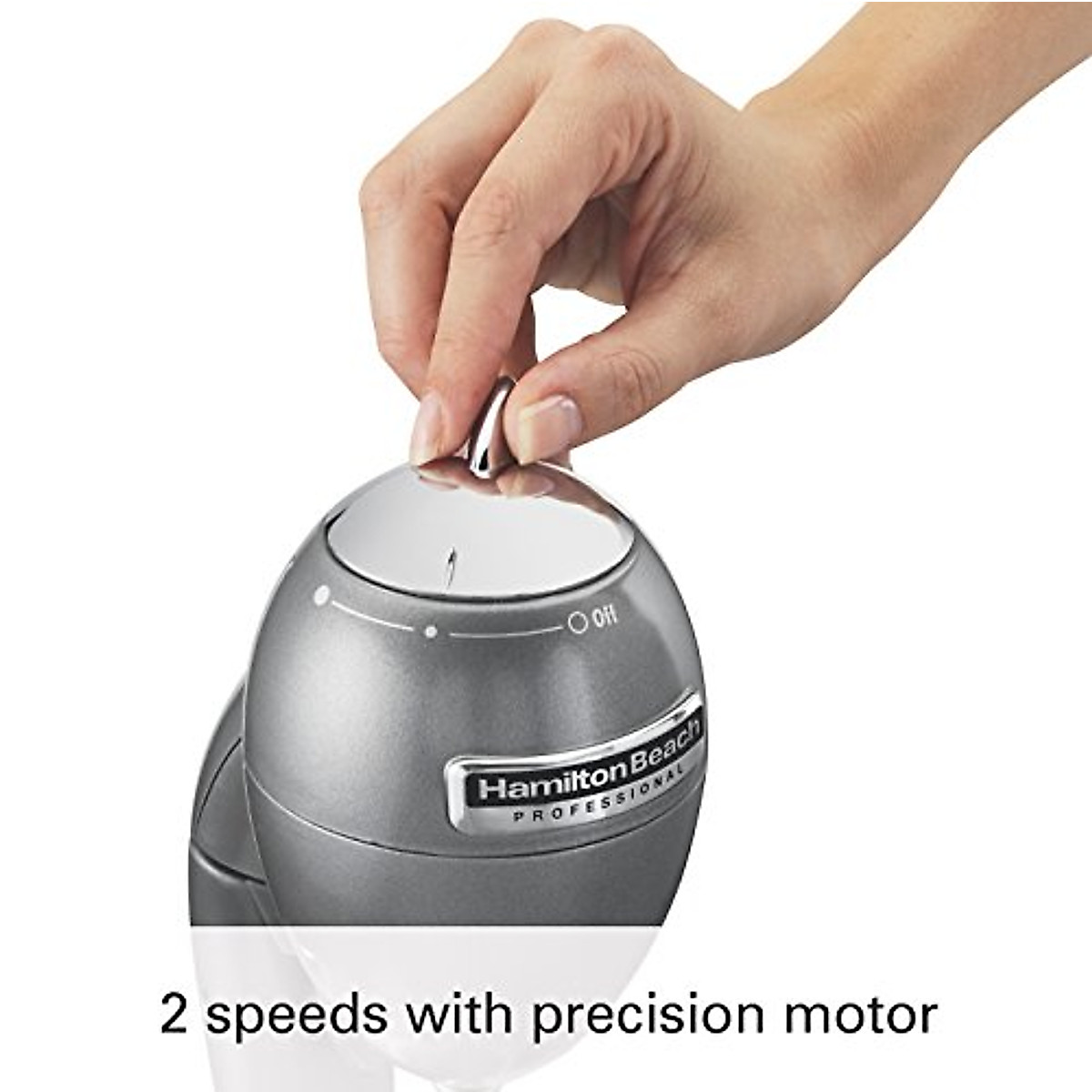 Hamilton Beach Pro Retro Die-Cast Mixer for Milkshakes, Soda Fountain Drinks, Protein Shakes, Whipping Omelets and Pancake Batter, 28 Oz Cup (65120), Gray