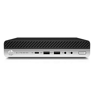 HP 800 G4 Mini Desktop Intel i5-8500T UP to 3.50GHz 32GB DDR4 New 1TB NVMe SSD Built-in Wi-Fi BT Dual Monitor Support Wireless Keyboard and Mouse Win11 Pro (Renewed)