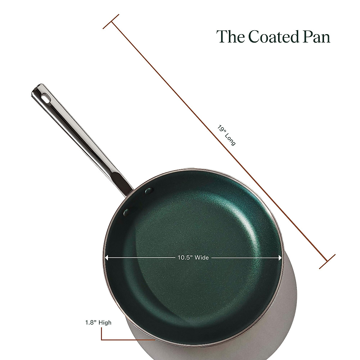 Material, The Copper Coated Pan, Durable, Clean Nonstick, Long Lasting, Dune