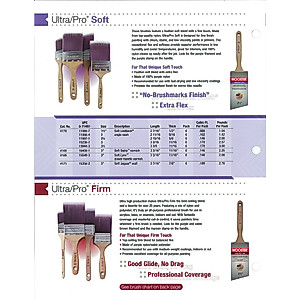 Wooster Brush 4170-3 Ultra/Pro Soft Lindbeck Angle Sash Paintbrush, 3-Inch , Purple