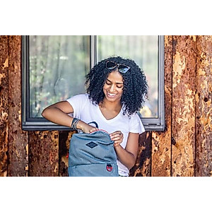 Sherpani Adaline, Nylon Mesh Backpack Purse, Small Backpack, Travel Bag, Fashion Bags for Women Fits 13 Inch Laptop (Graphite)