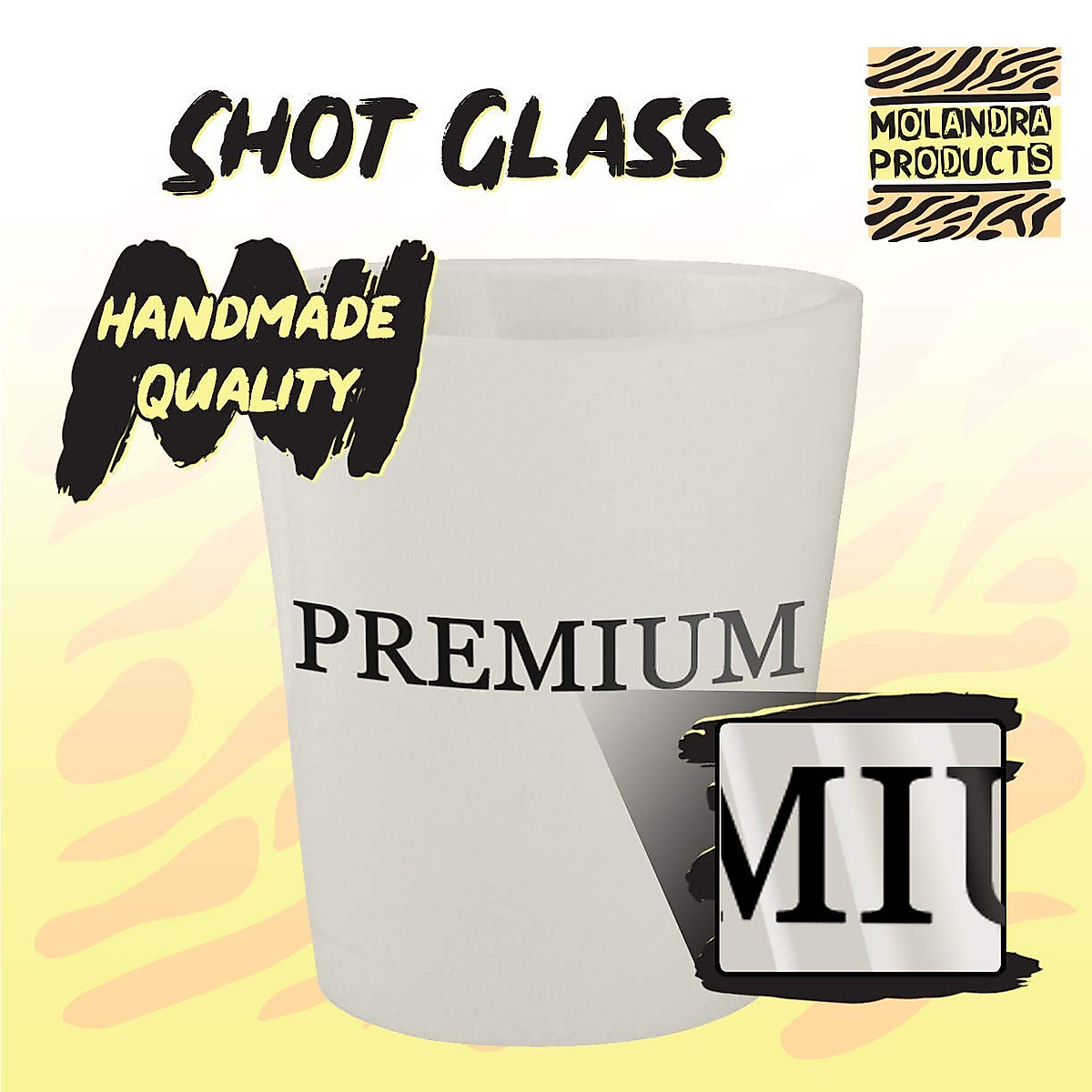 Molandra Products I Love My Job - White Ceramic 1.5oz Shot Glass