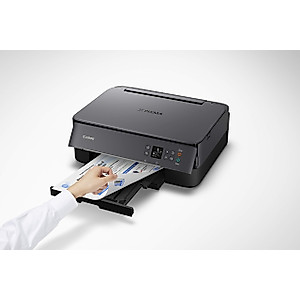 Canon TS5320 All in One Wireless Printer, Scanner, Copier with AirPrint, Black, Amazon Dash Replenishment Ready