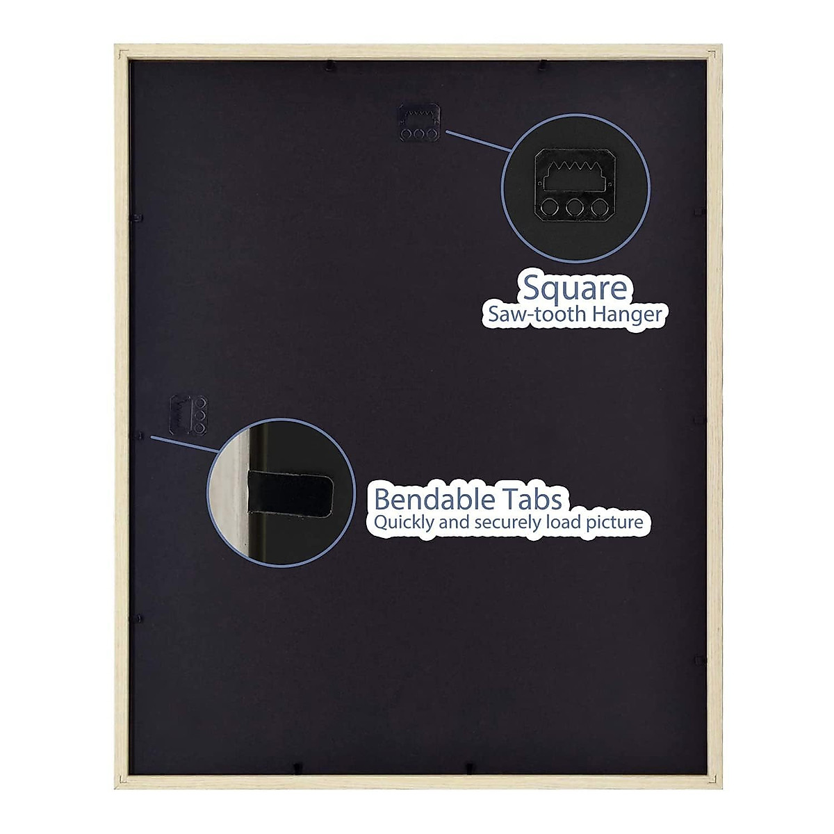 Frametory 16x20 Picture Frame with Mat for 11x14 Picture - Country Rustic Style - High Definition Glass Wide Molding - Vertical or Horizontal Preinstalled Wall Mounting Hardware (Rustic Beige, 1 Pack)