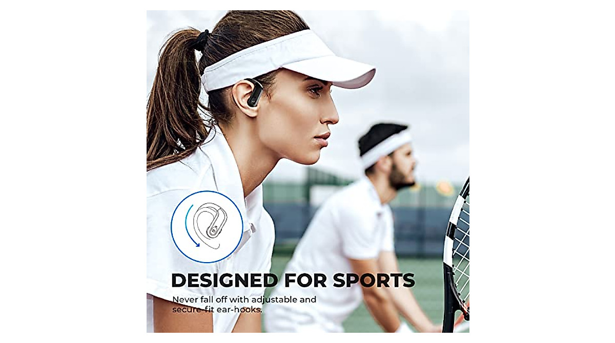 SoundPEATS S5 Wireless Earbuds with Waterproof Fit & 20H Playtime