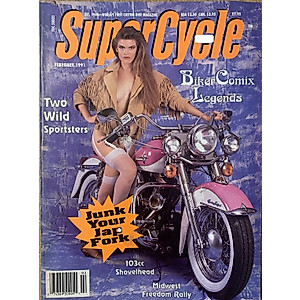 SUPERCYCLE Biker Motorcycle Magazine February 1991