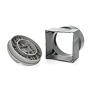 Camco RV Magnetic Bumper Cap | Allows for Convenient Storage of Your 4-in-1 Adapter During Travel | Features a Vented Cap for Air Flow While in Storage (40335), Gray