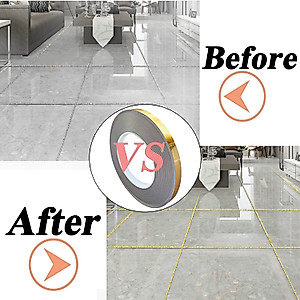 Gold Metalized Polyester Mylar Film Tape with Acrylic Adhesive, Vibrant Mirror-Like Finish, Gold Decor Tape for Detailing Accent Wall, Graphic Arts, Other DIY Project Design (0.4 inch x 55 yds)