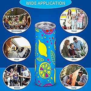 Sublimation Tumblers, 8Pack 20 oz Straight Skinny Sublimation Tumbler Blank Double Wall Insulated Tumbler w/ Lids, Straws, DIY Stickers, Heat Tape, Shrink Wrap, Individually Boxed for Heat Transfer