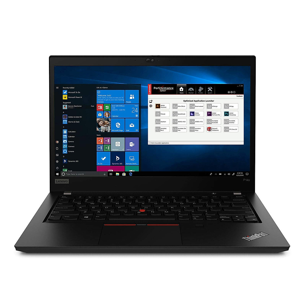 Lenovo ThinkPad P14s Business Mobile Workstation with 14.0” FHD IPS Screen, 8 Core AMD Ryzen 7 Pro 4750U Processor up to 4.10 GHz, 16GB DDR4, 512GB SSD, and Windows 10 Pro