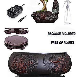 Floating Flowerpot-Floating Bonsai-Home Decoration Floating Bonsai-Creative Design Bonsai-Home Office Decoration-Fun Gift,A