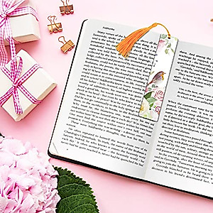 Wyleaves Sublimation Blank Bookmark, 30 Pieces Sublimation Bookmarks, Double-Sided Printed DIY Blank Bookmark with Colorful Tassels and Hole, Bookmark Gifts in 2 Sizes for Women Men Kids