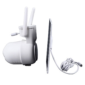 Dioche Security Cameras Wireless Outdoor Solar Battery Powered, 2K HD Image Wireless Waterproof Outdoor Security Camera with Night, PTZ Function