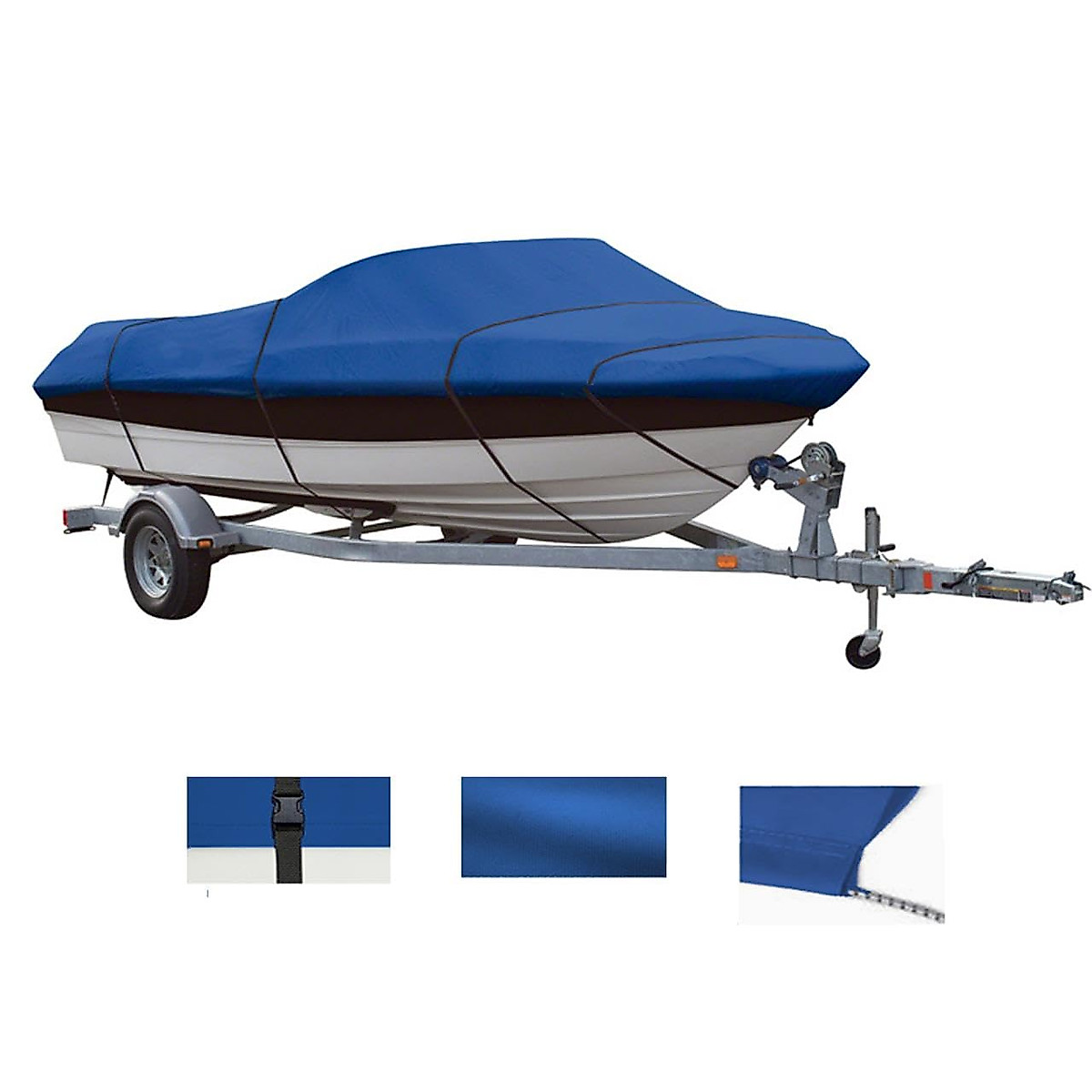 SBU Blue Boat Cover Compatible for Regal 2250 CUDDY/2250 FASTRAC Cuddy 2003-2014