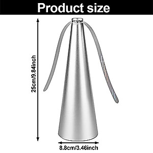 PIAOPIAONIU 3PCS Fly Fan for Outdoor Table Picnic Fly Fan and Food Fan Indoor Outdoor Meal for Party,Silver