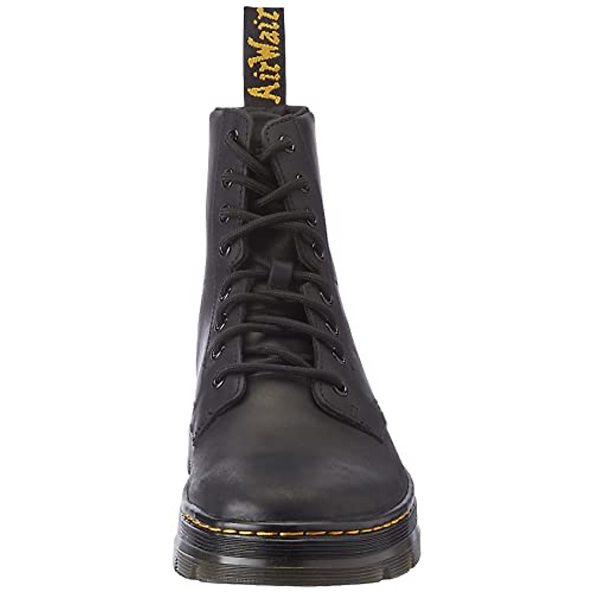 Dr. Martens unisex adult Lace Fashion Boot, Black Wyoming, 10 Women 9 Men US