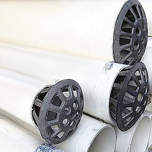 Cabilock Gutter Guard Iron Filter Strainer Gutter Downspout Protectors Gutter Leaf Guards for Stops Leaves and Other Debris Gutter Cleaning Tool