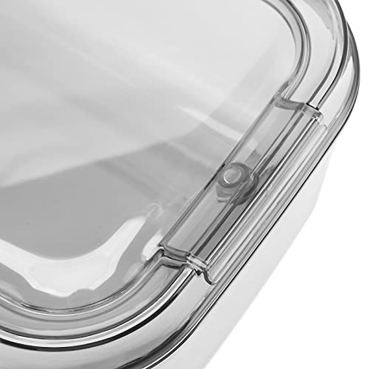 Rice Container, Transparent Rice Grain Storage Container Proof Food Bucket Container with Flip Lid Measuring Cup (5KG Transparent White) (Color : 10kg Transparent White)