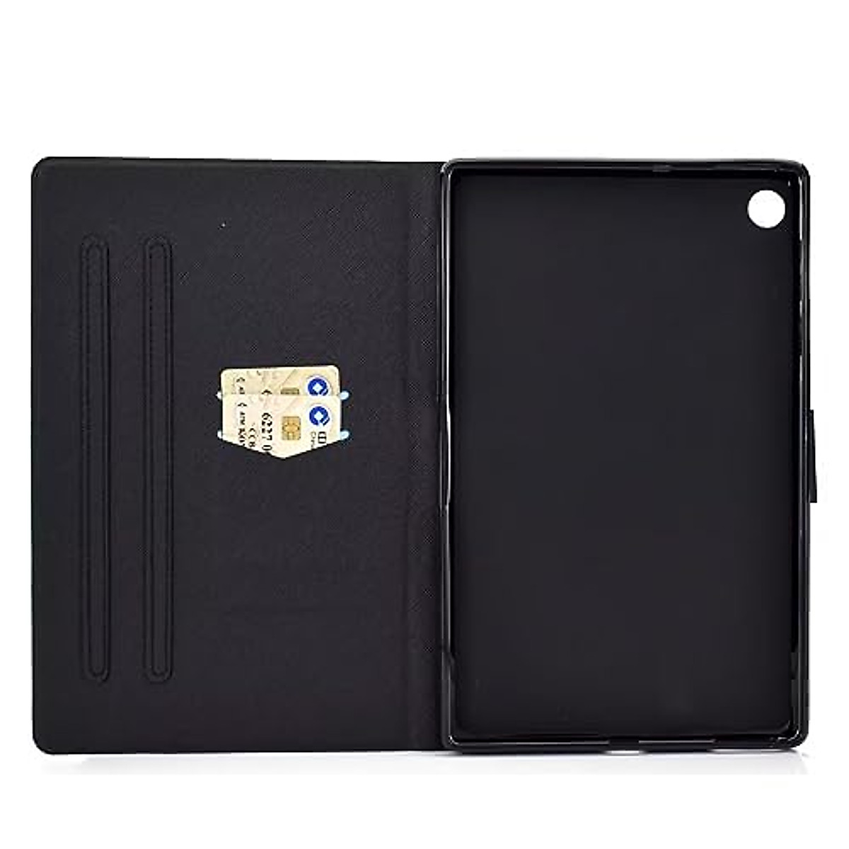 Compatible with/Replacement for Tablet PC Samsung Galaxy Tab A8 10.5 inch 2021 SM-X200/X205/X207 PU Leather Flip Cover Stand Wallet Case XXDY4(1)