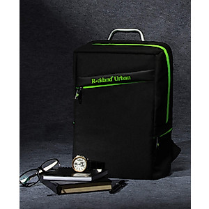 Rockland Urban Laptop Backpack, Black, medium