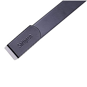 Sattiyrch 12" Wreath Hanger for Front Door,Metal Over The Door Single Hook,Black (1)