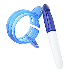 Shanrya Golf Ball Line Marker, Compact Golf Ball Liner 360° Drawing Practical Waterproof for General Purpose(Blue)