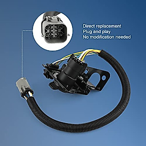 DICMIC 4 & 7 Pin Trailer Tow Wiring Harness Plug Compatible with 2002-2004 Ford F250 F350 Super Duty Replace# ‎2C3Z-13A576-DA