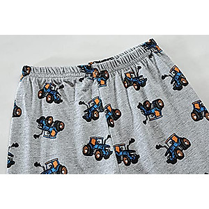 Little Hand Toddler Boys Pajamas Tractor Pjs Set Fall Winter Jammies Kids Pjs Boy Clothes Sets 5t