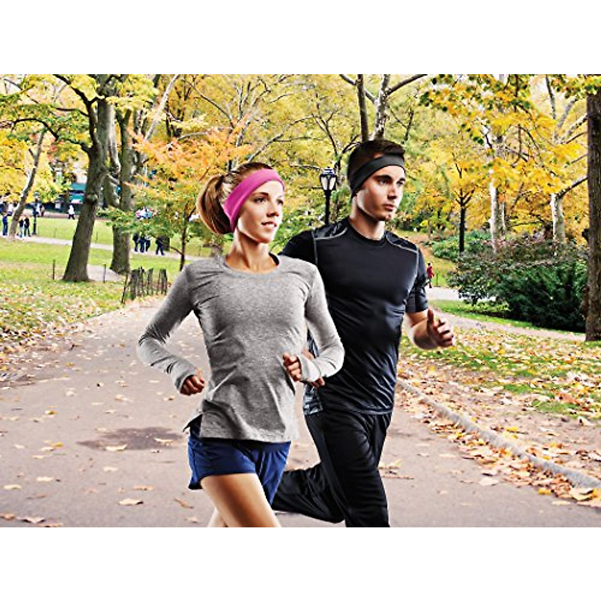 AcousticSheep RunPhones Wireless | Bluetooth Headphones for Running, Exercise & More | Flat Speakers | Rechargeable Battery Lasts Up to 10 Hours | Wild Orchid (Size S)