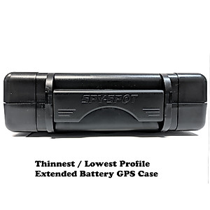 SpySpot Extended Slim Battery for GPS Trackers with Magnetic Mount Case - Works with 4G LTE 3G,GL 200,GL 300, GL300W, GL-300MA GL300MG, GL320MA Track I - Includes Battery Charger