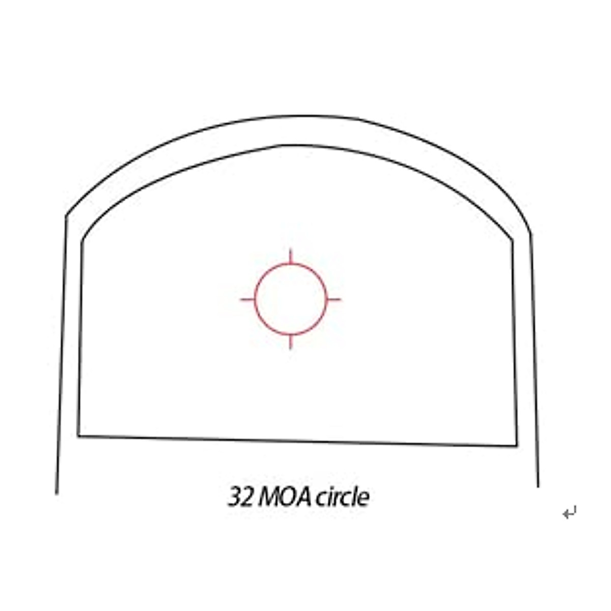 ADE Pro Series Motion Activated System IP7 Waterproof Zantitium PRO(RD3-015-PRO) Red Dot with 2 MOA Dot and 32 MOA Circle Multi Reticle System